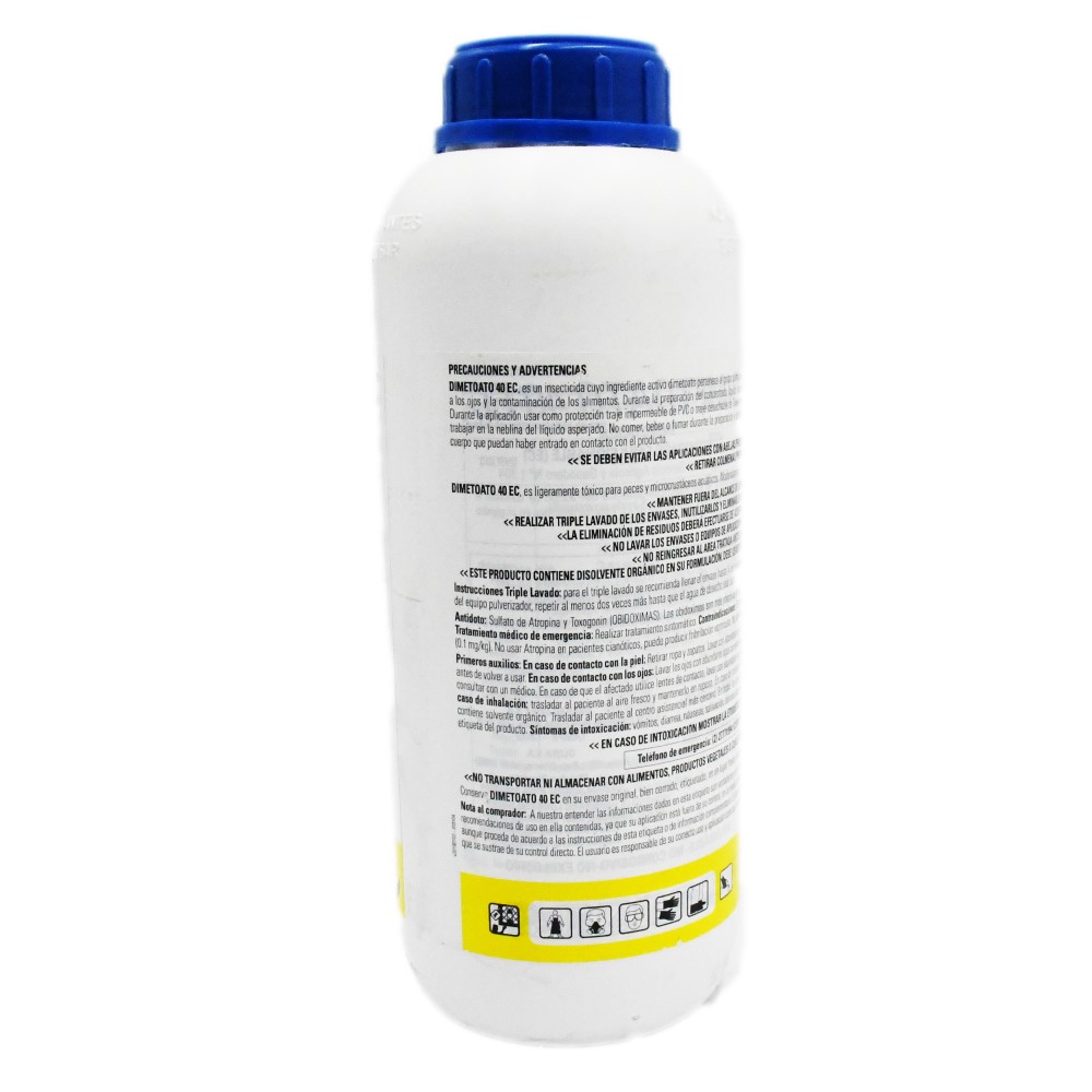 INSECTICIDA DIMETOATO 40 EC - 1 LITROS