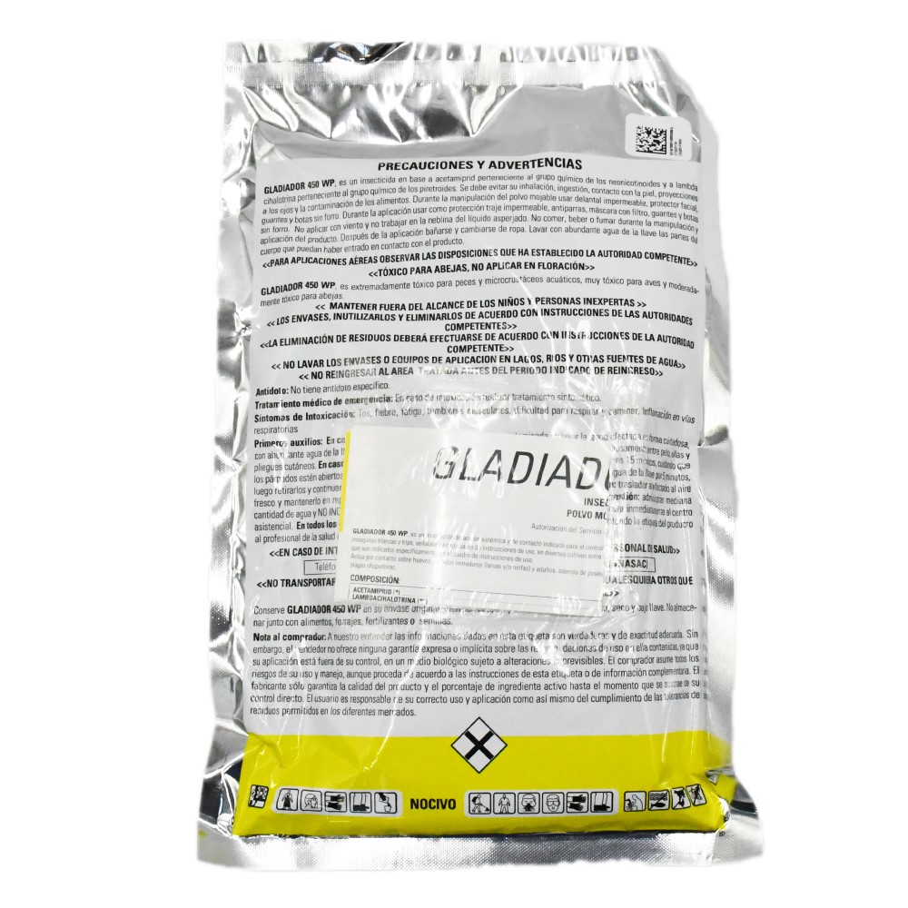 INSECTICIDA GLADIADOR 450 WP - 250 GR