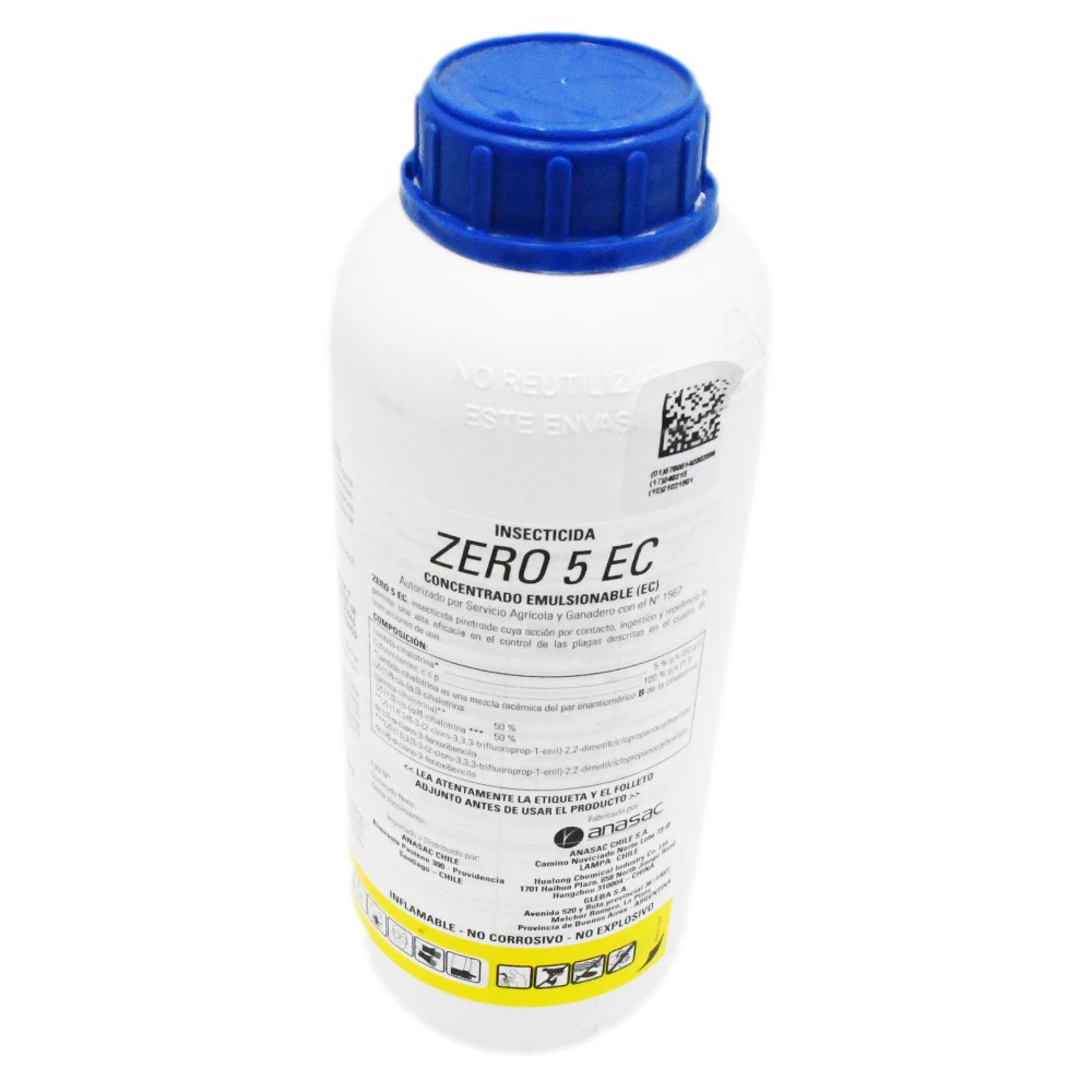 INSECTICIDA ZERO 5 EC - 1 LITROS