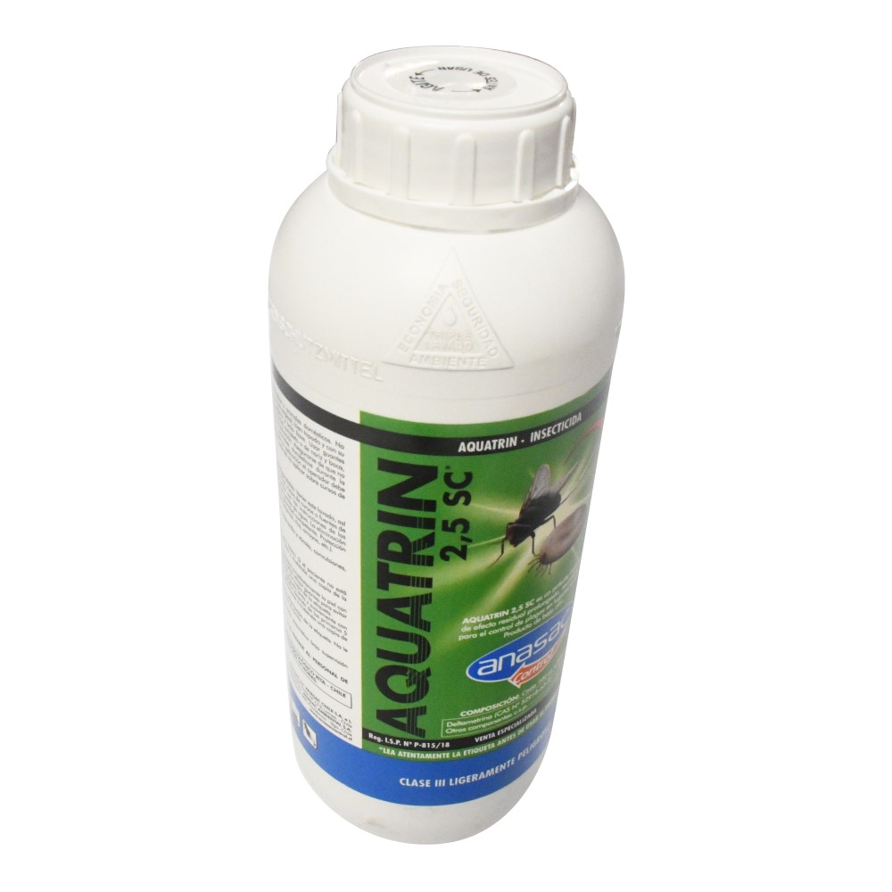 INSECTICIDA AQUATRIN 2.5 SC 1 LITROS