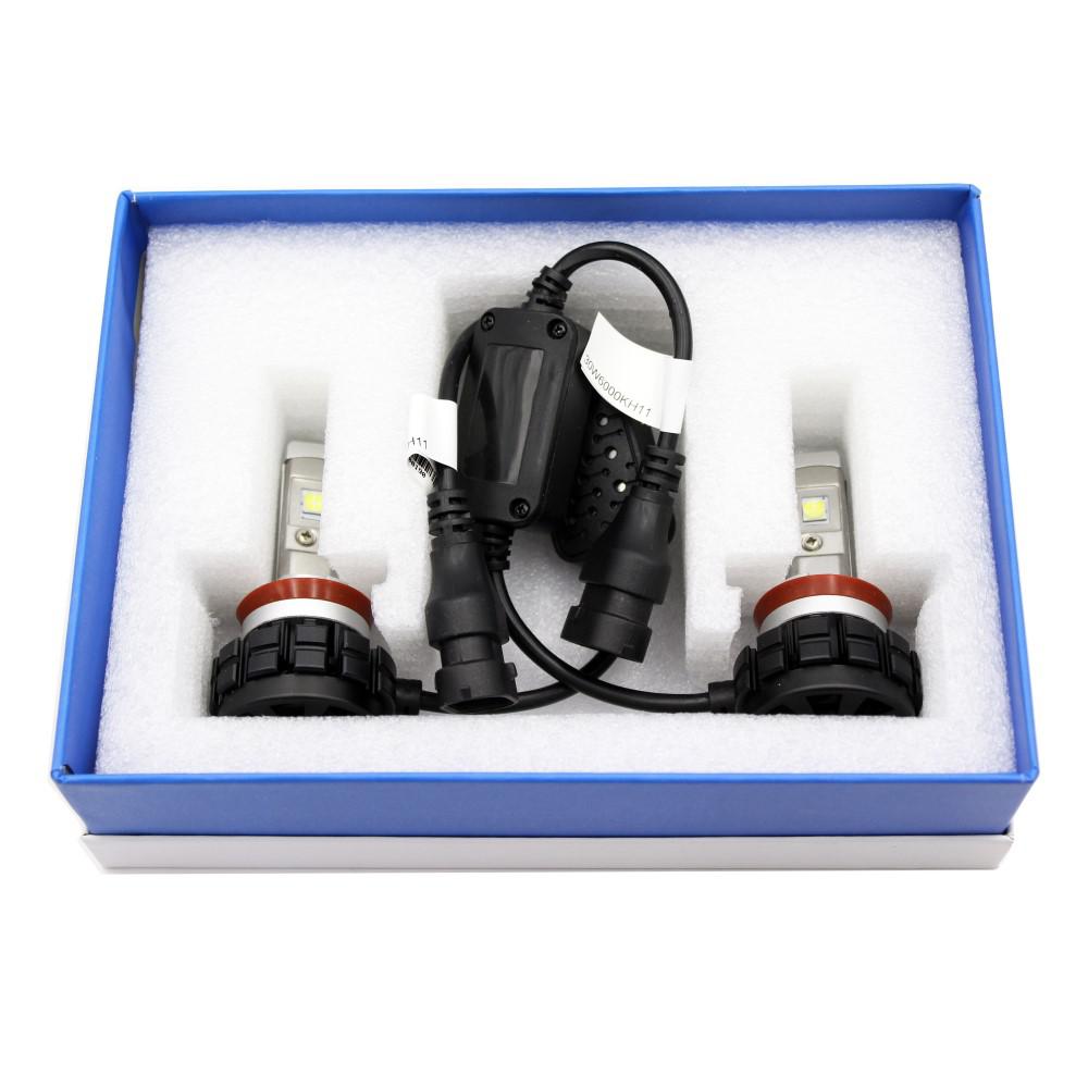 AMPOLLETA LED H11 PAR 6000K 9.5 A 16 VOLTIOS - M1 SERIES