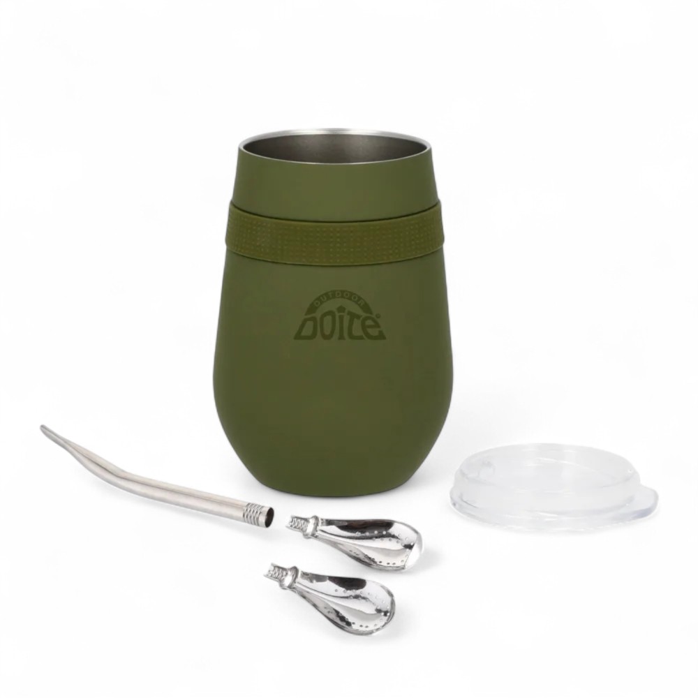 Mug para mate color verde 360ml