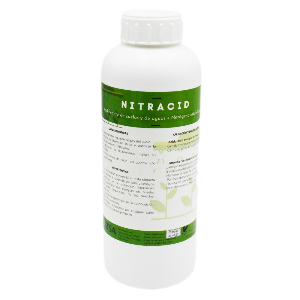 LIMPIADOR LINEAS DE RIEGO NITRACID 1 LITROS