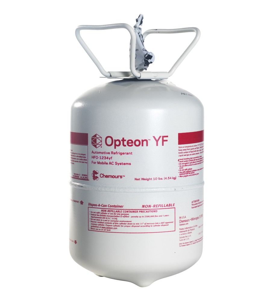 Gas refrigerante opteon 1234yf
