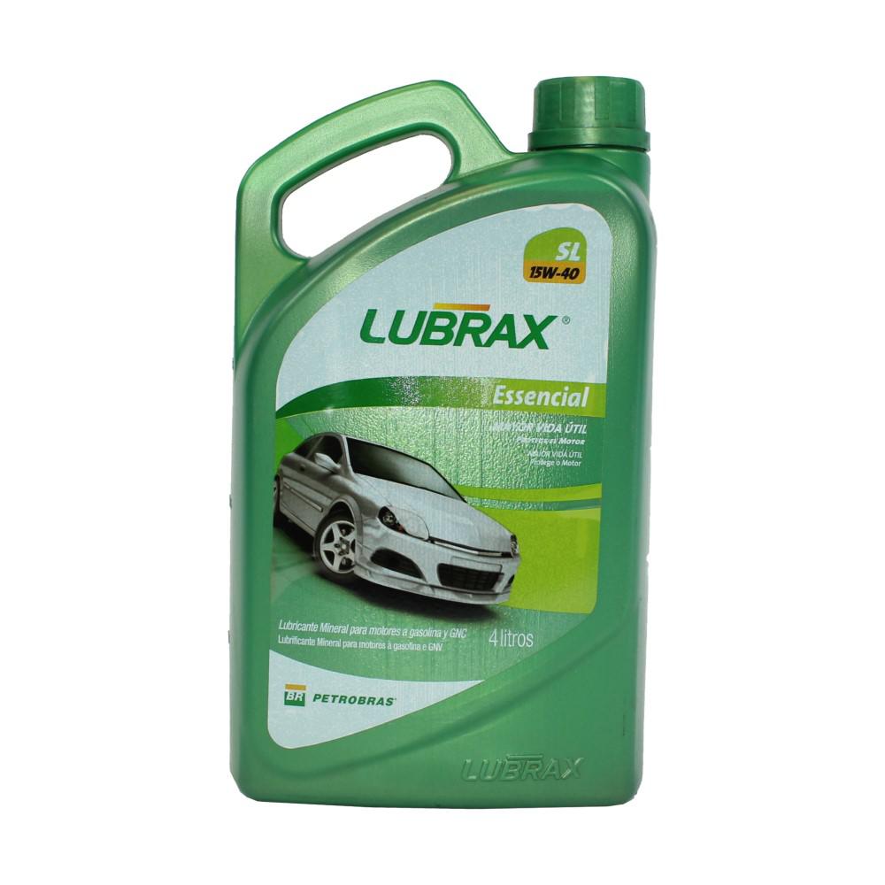 ACEITE MOTOR LUBRAX ESSENCIAL SL 15W40 4 LTS