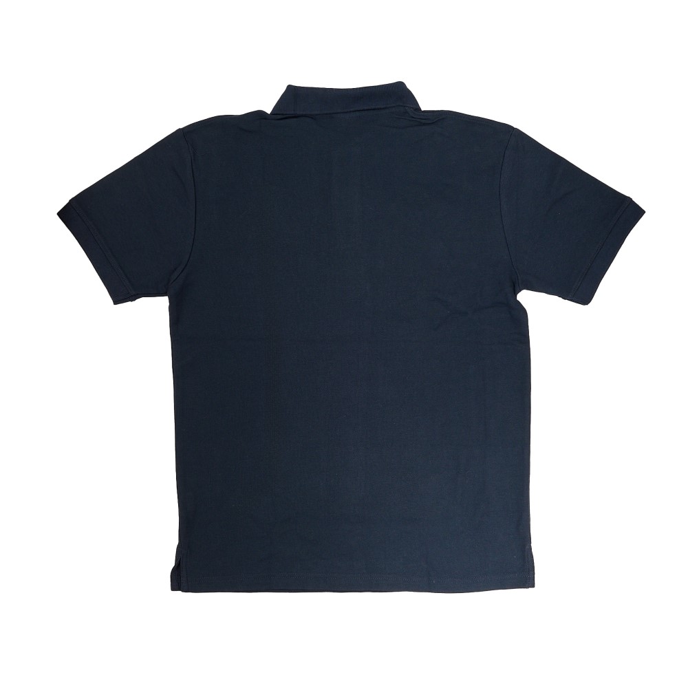 Polera pique azul manga corta talla xxl