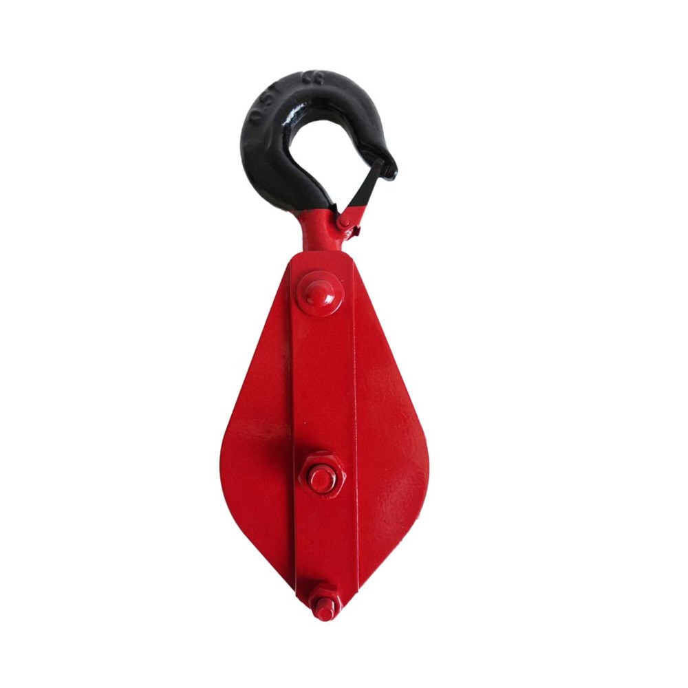 Pasteca simple con gancho cerrado 1 ton