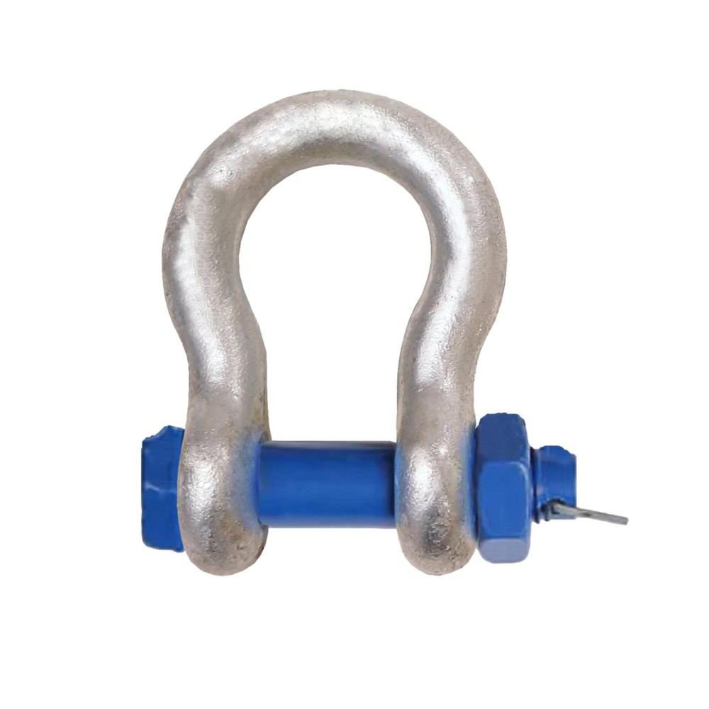 Grillete tipo lira con tuerca y chaveta 5/8 pulg